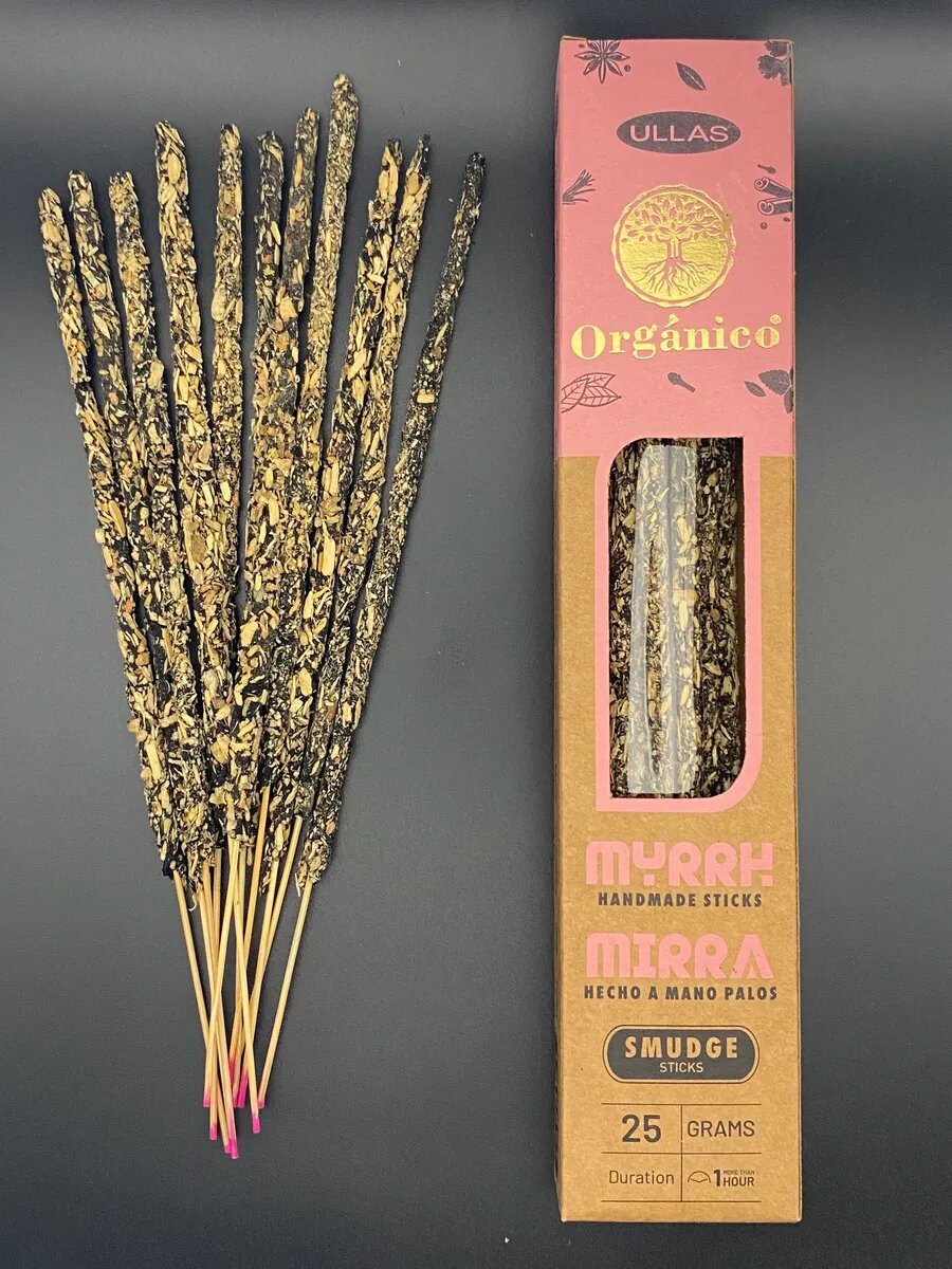 Благовония органические Mirra , аромат Мирра. Премиум, 25 гр