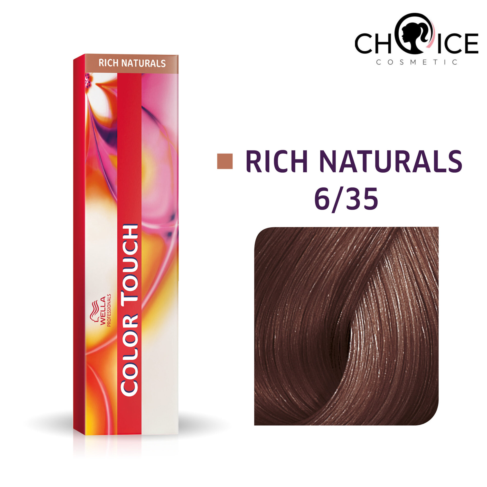 Wella Professionals Color Touch 6/35 - Темный блонд золотисто-маханговый