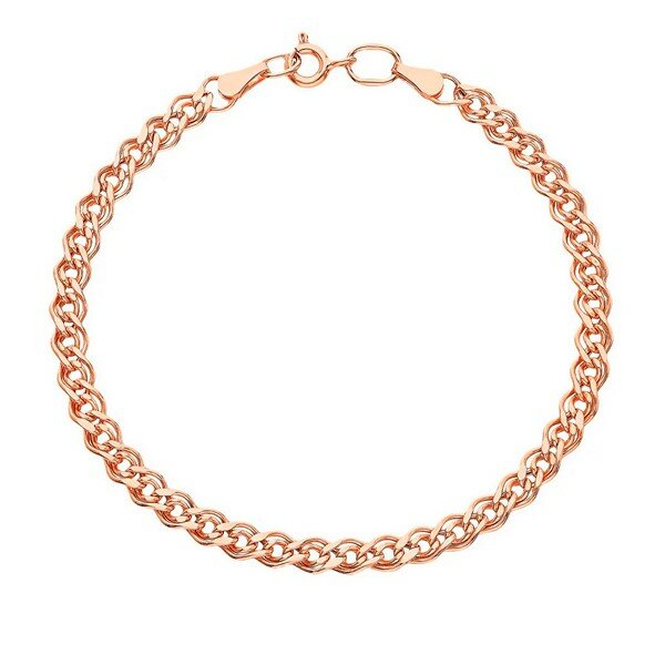 Браслет, красное золото, 585 проба