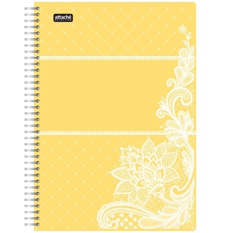 Бизнес-тетрадь Attache А4, Амели, 300х210 мм, желтый (487293)