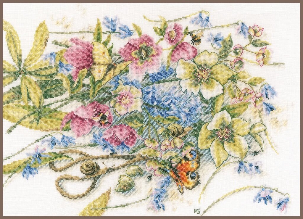 Набор для вышивания крестиком Lanarte "Мир вокруг" (№127)