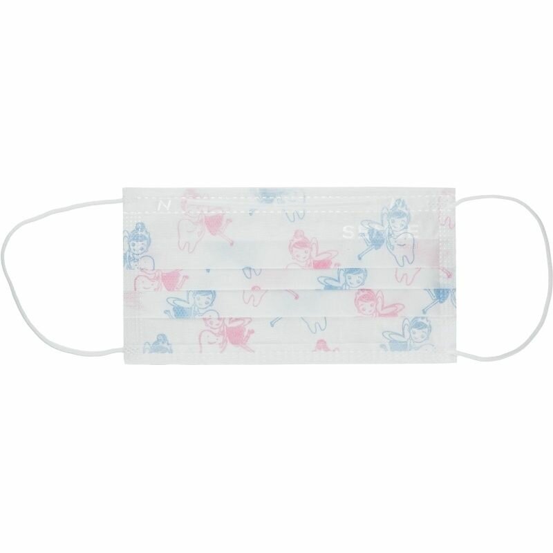 Медицинские маски Sense "Феи", 3 слоя, детские, 50 шт