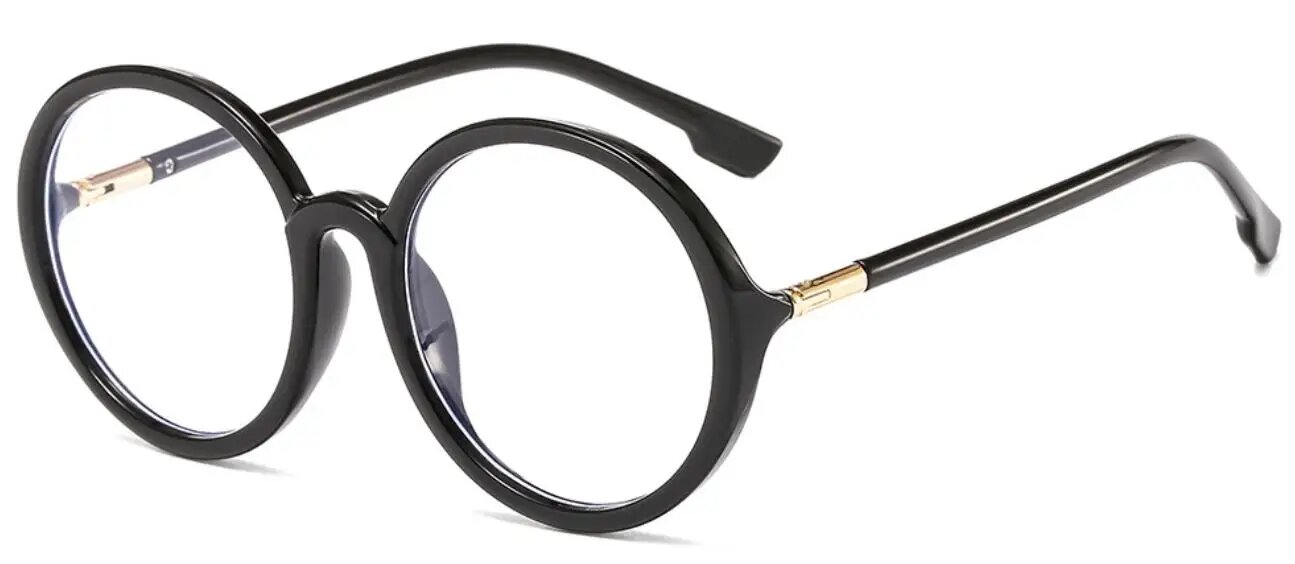 Круглые очки для чтения, маленькие модные очки с защитой от синего света, компьютерные очки для пресбиопии, черные очки для женщин и мужчин + 2,5 Bril