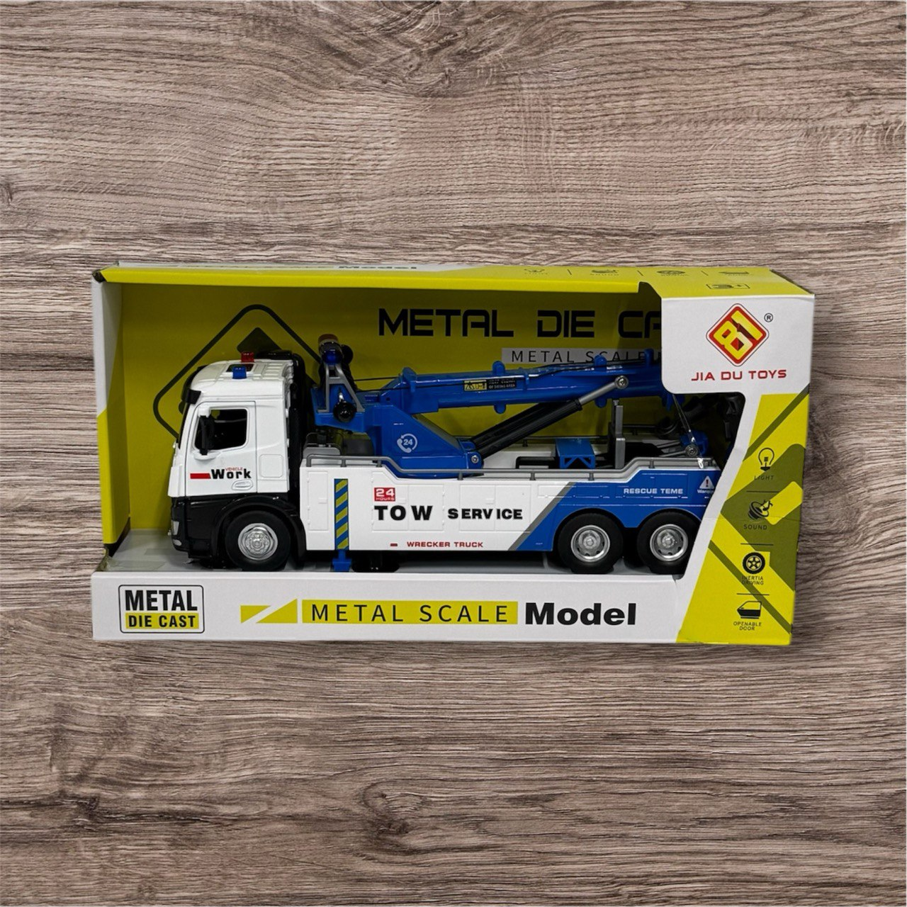 Машина-эвакуатор, металлическая, со звуковыми и световыми эффектами