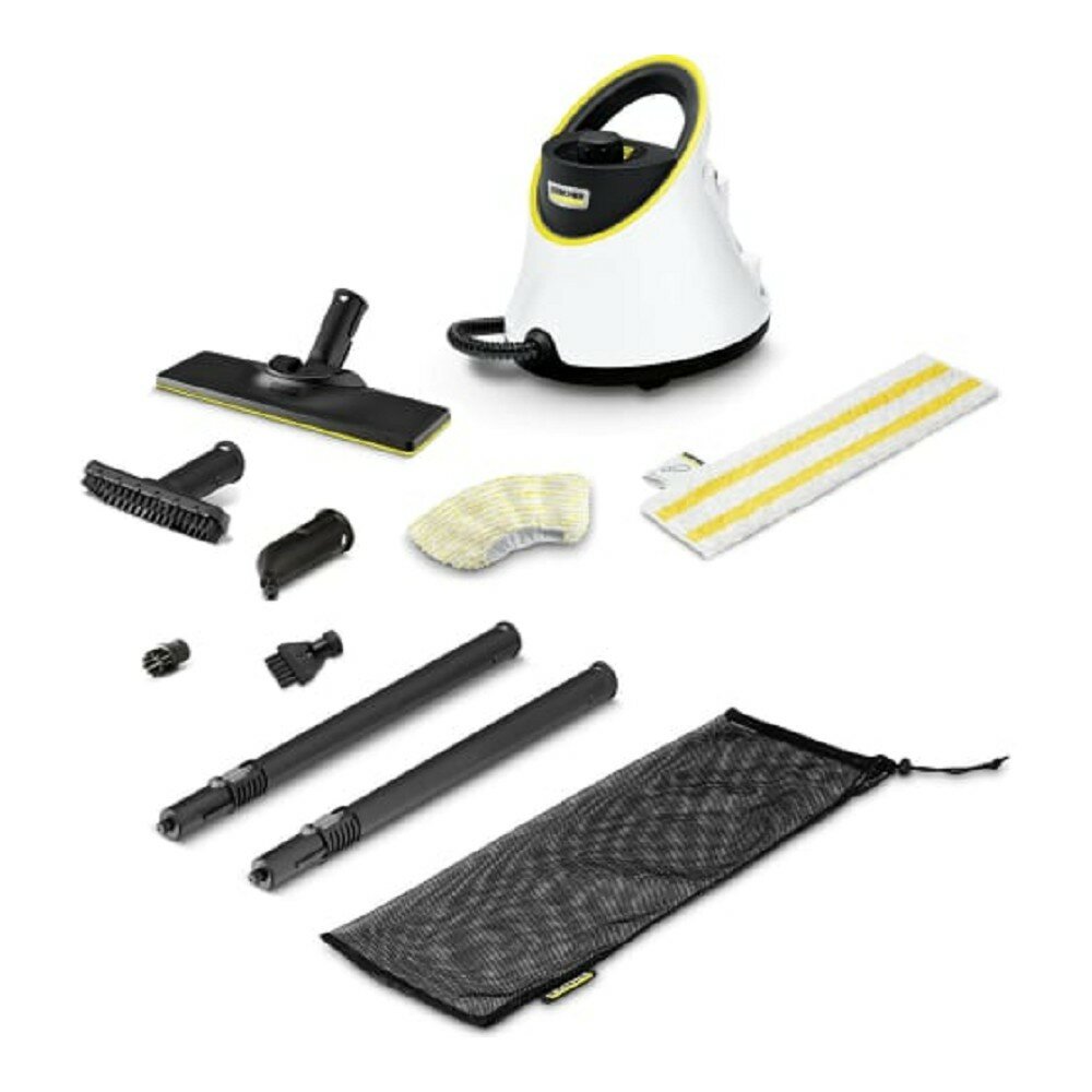 Пароочиститель Karcher 1.513-400.0, мощность 1500Вт, белый/черный