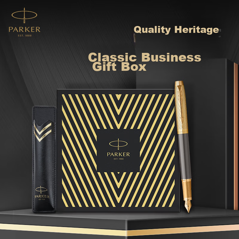 Parker Fountain Pen, Signature Pen, Business Light Luxury Gift, Men's Holiday Gift, Birthday Present, All-Net Low Price Gift, Stationery, IM Pioneer Series Ink Pen, Classic Gift Box