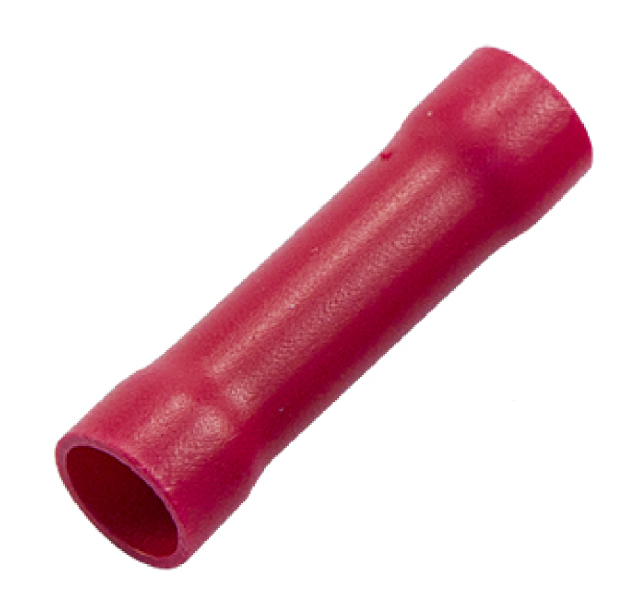 Гильза соединительная REXANT / Рексант ГСИ 6-10 изолированная, сечение 6-10мм2, длина 32мм, ПВХ красная, 08-0735, 1шт. / материалы для электромонтажа