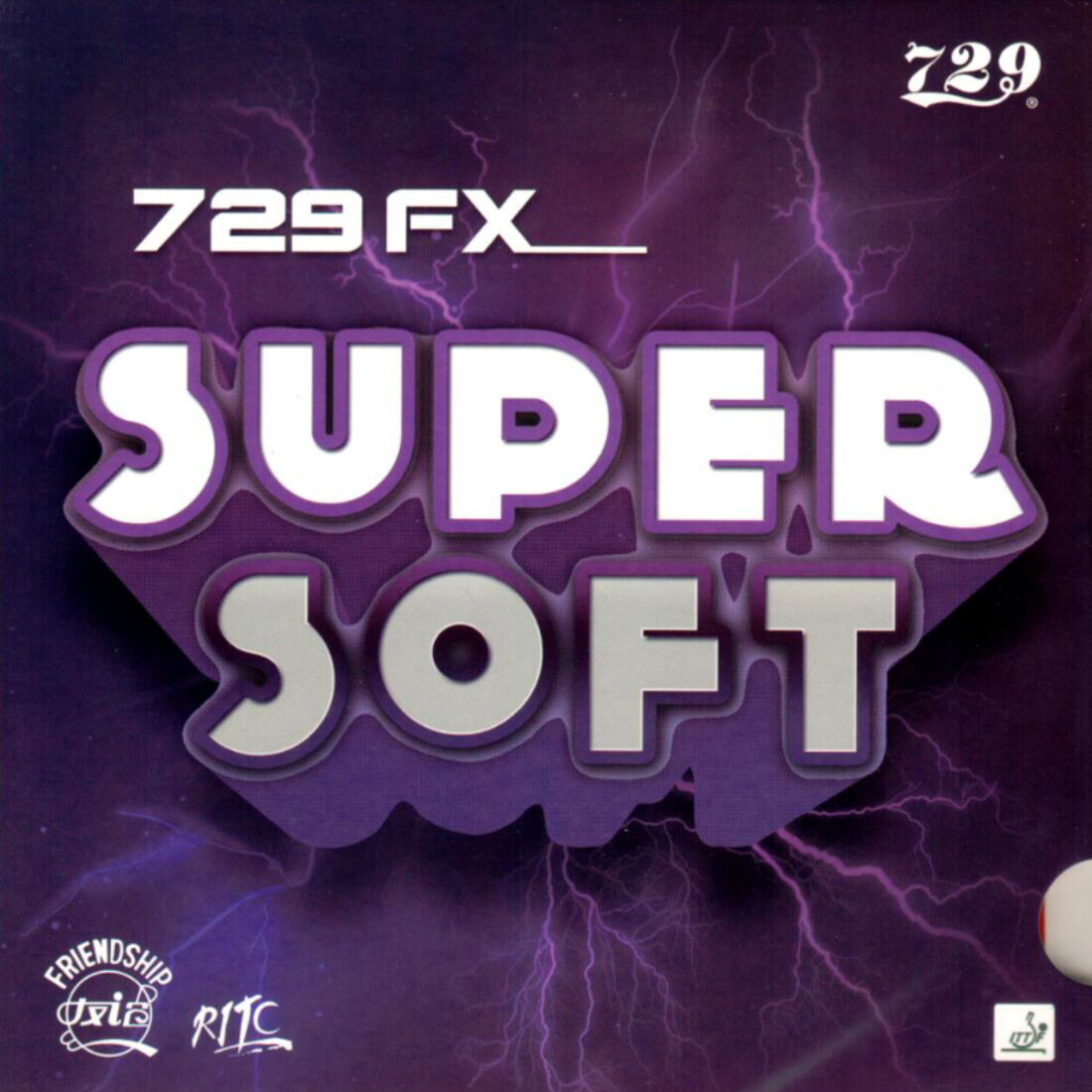 Накладка для настольного тенниса Friendship 729 FX Super Soft, Black, 2.2