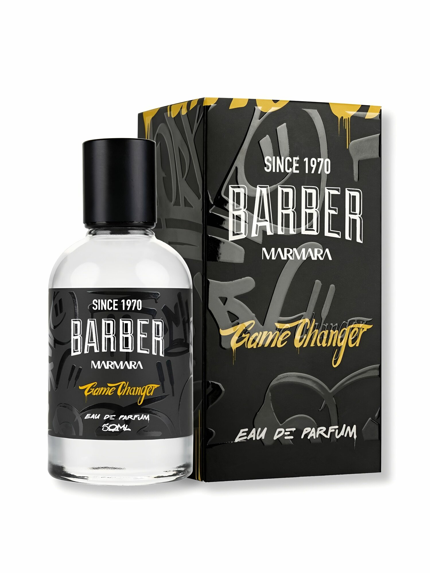 Туалетная вода мужская Marmara Barber "Game Changer", 50 мл, Древесный, Восточный, Цветочный аромат