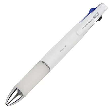 Зебра B4SA3 многоцветная шариковая ручка Белый, белый