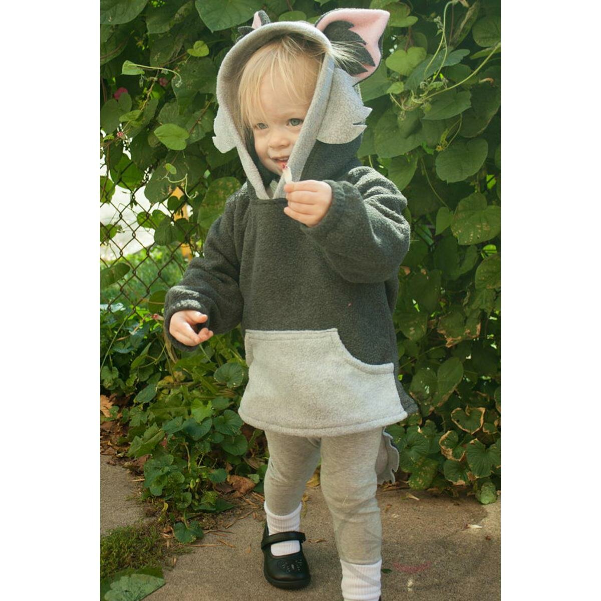 2021 мультяшная лиса для мальчиков и девочек, детское пальто с капюшоном, куртка, свитер, пуловер, верхняя одежда, флисо