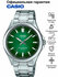 Наручные часы CASIO Collection, серебряный, зеленый