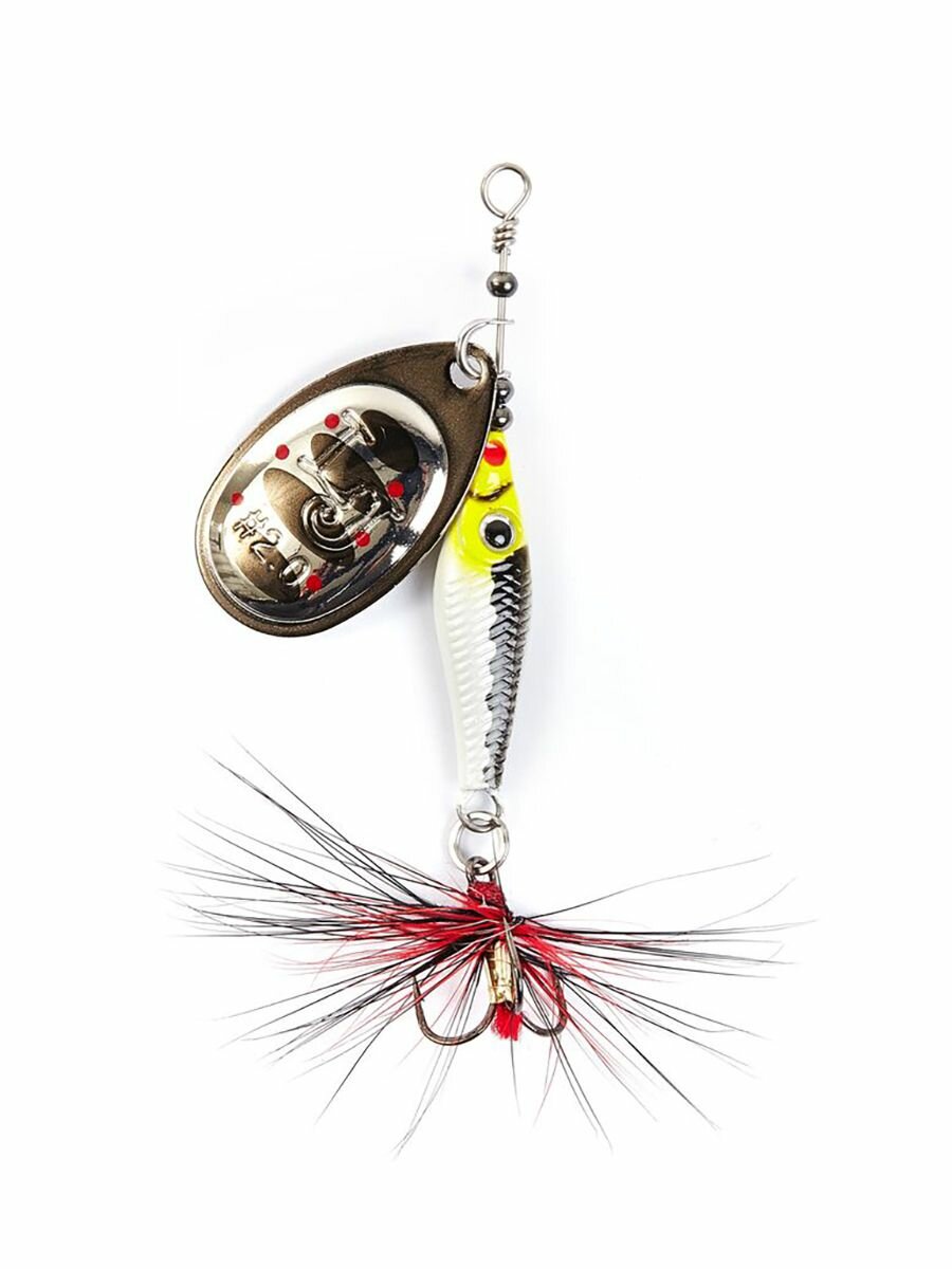 Блесна вращающаяся Lucky John TRIAN BLADE ROUND 9.0г 004