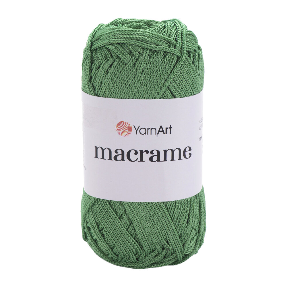 Пряжа для вязания YarnArt Macrame 173 зеленый 90 гр/130 м 100% полиэстер
