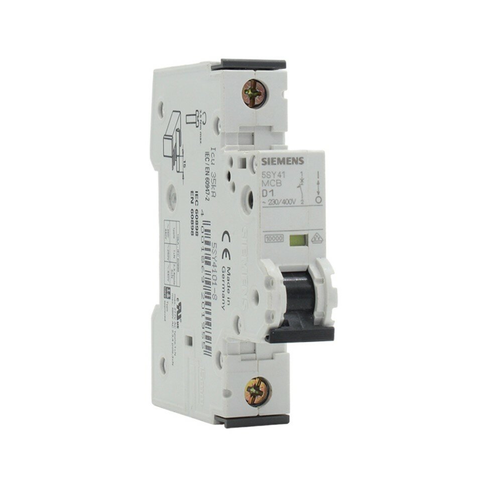 Siemens 5SY4101-8 1P 1A (D) 10kA Автоматический выключатель