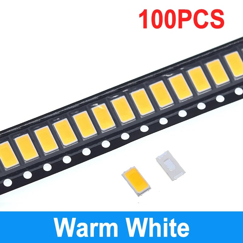 100шт. Светодиоды 5630 Warm White