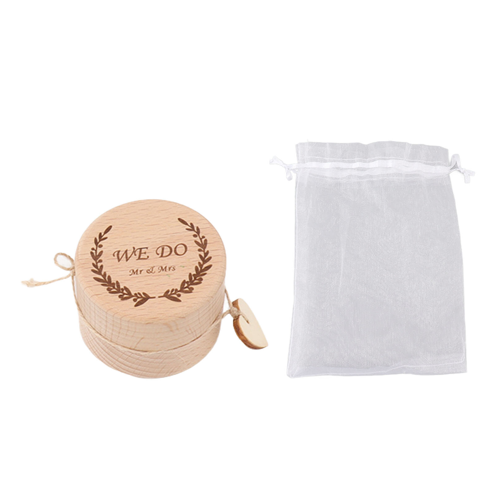 Деревянная шкатулка для колец, элегантная, резная, портативная, маленькая, идеально подходит для предложения руки и сердца, помолвки или свадьбы.