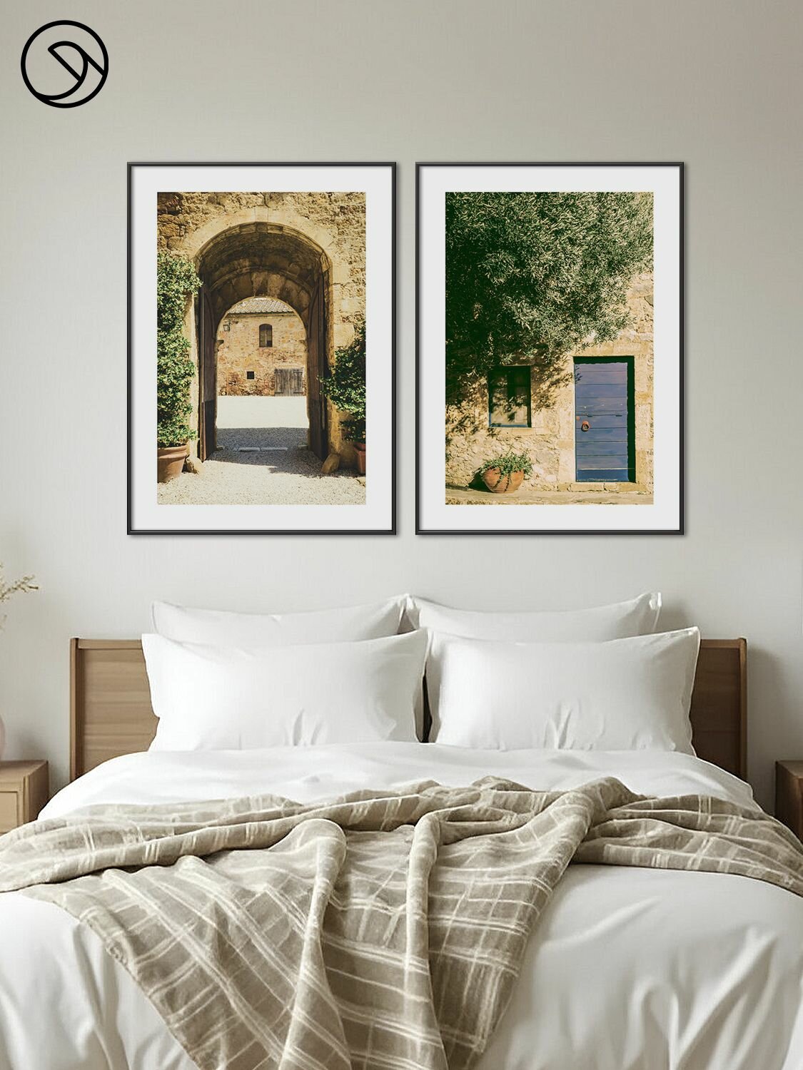 Набор из двух постеров в рамках 50х70 см Postermarkt, №40