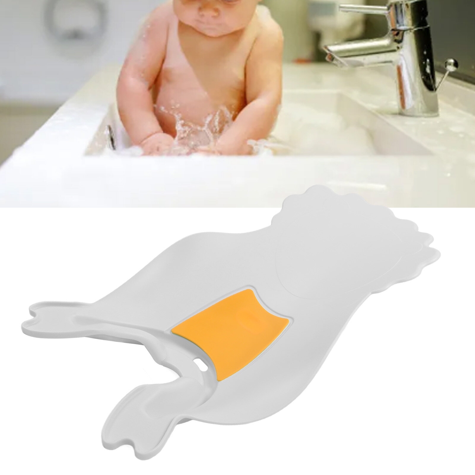 Поддержка для купания младенцев Clean Rinse, пластиковая, для безопасности, для ванной комнаты