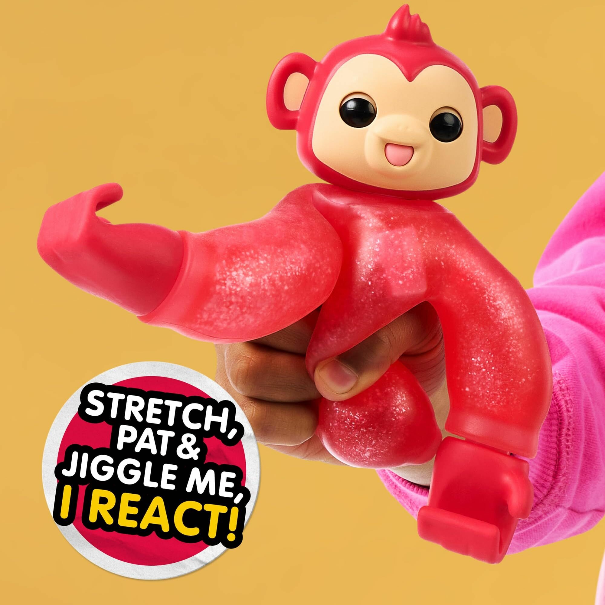 Moose Little Live Pets Hug n' Hang Zoogooz Wooki Monke /Электронная игрушка-обезьянка для домашних животных
