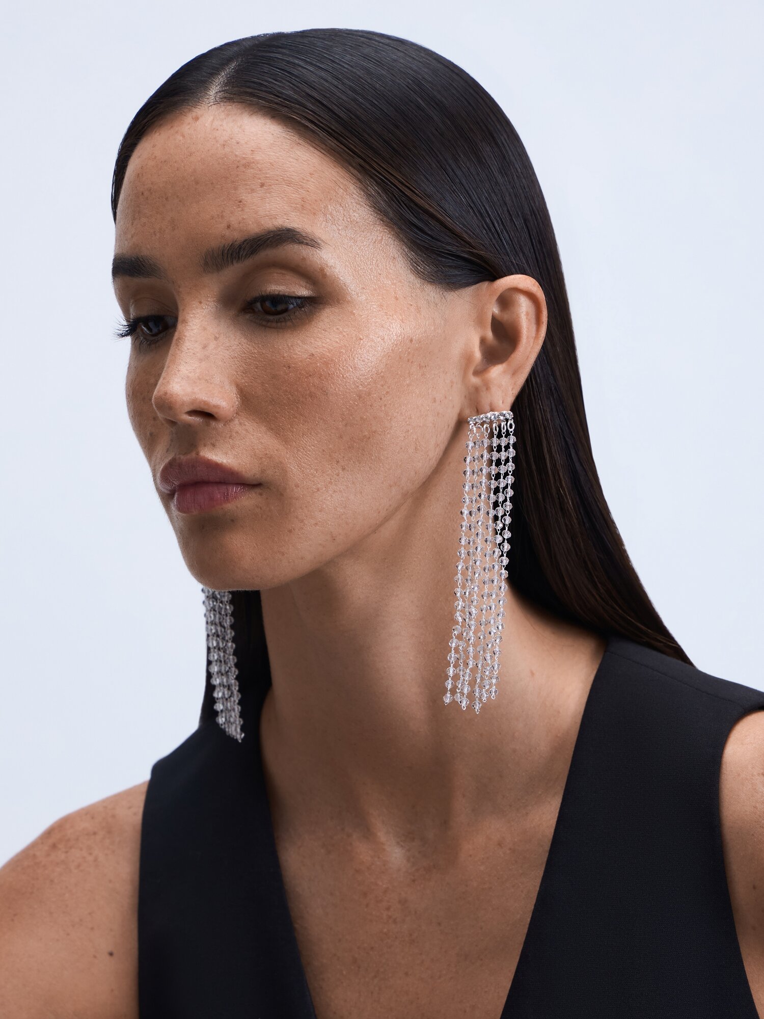 Серьги, стекло