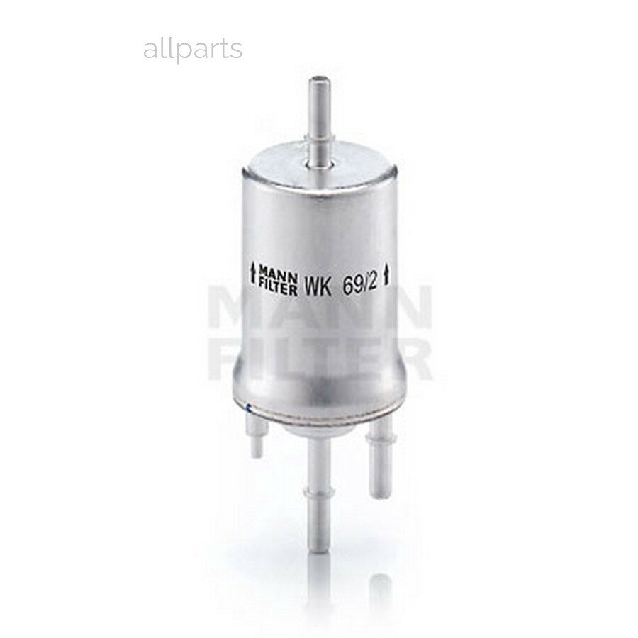MANN-FILTER WK 69/2 Фильтр топл. AUDI A3/SKODA FABIA/VW CADDY, GOLF V, POLO, TOURAN 1.6-3.2L 2005=>