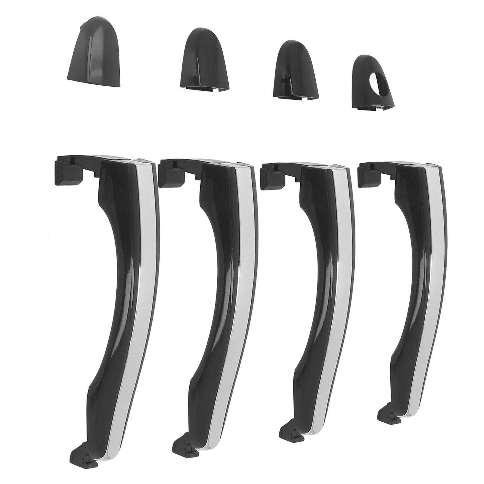 4 шт. внешняя дверная ручка 82651 3L000 черный комплект наружной дверной ручки Замена для Hyundai Azera Base GLS SE