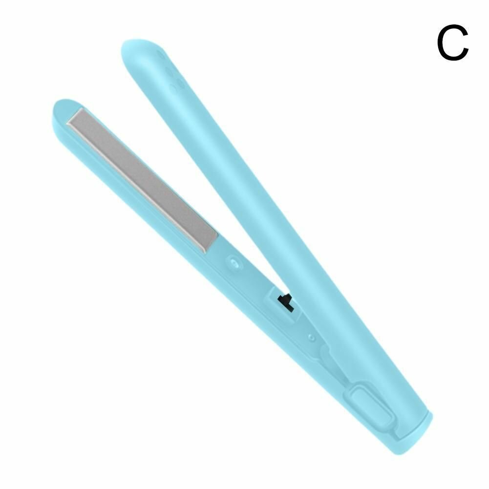 Беспроводной выпрямитель с турмалиновым покрытием, для укладки волос, с ионизацией, мини утюжок, плойка для локонов, для завивки волос, для челки