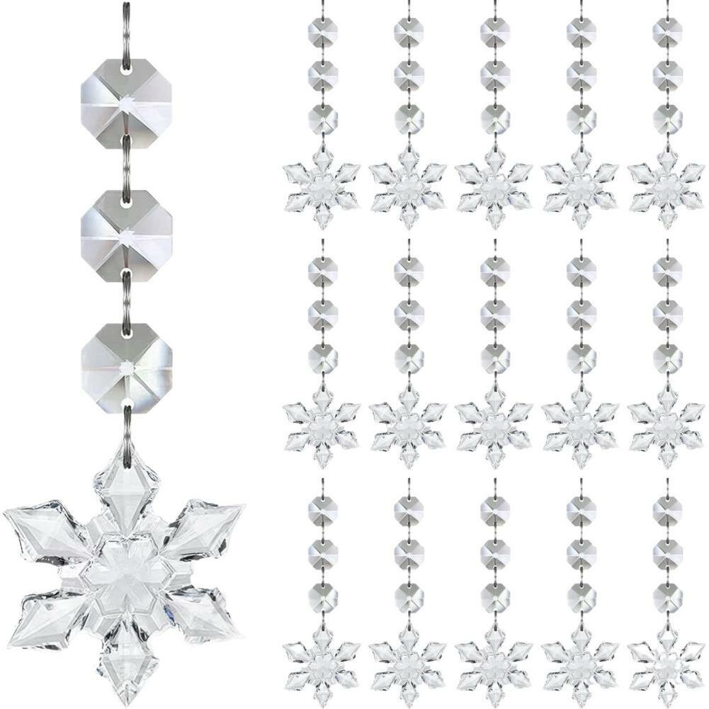 Рождественская подвеска в виде снежинки из 30 шт.