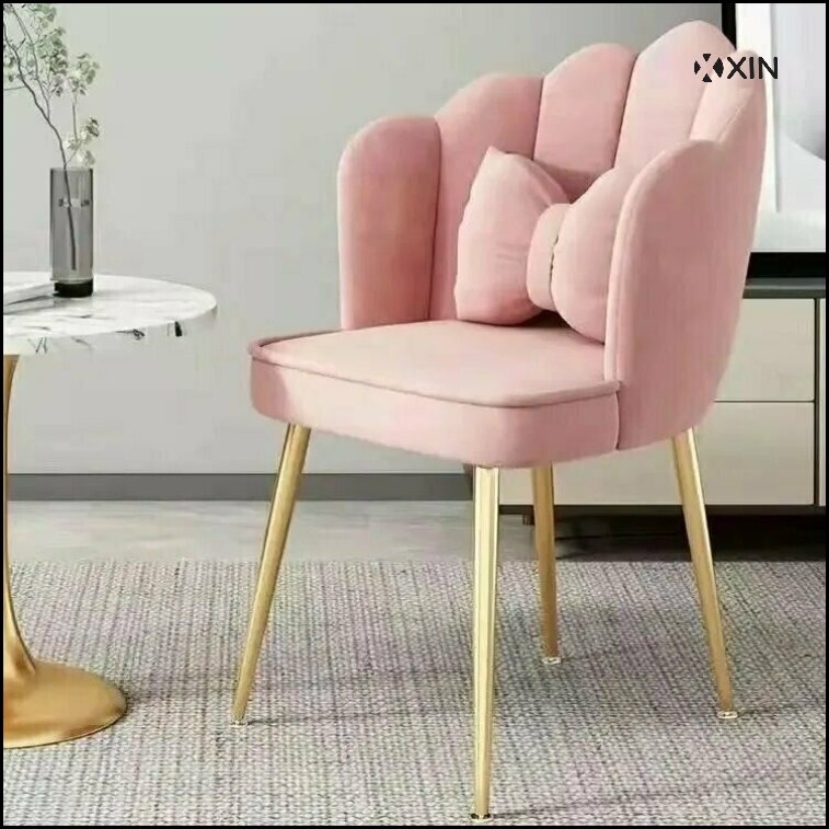 Кресло, с подлокотниками, для домашнего кинотеатра, светло-розовое