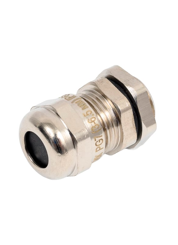 Кабельный ввод гофроматик PG-7 латунный УТ1,5 IP68, d 3-6,5 мм {zeta30140} (1 шт)