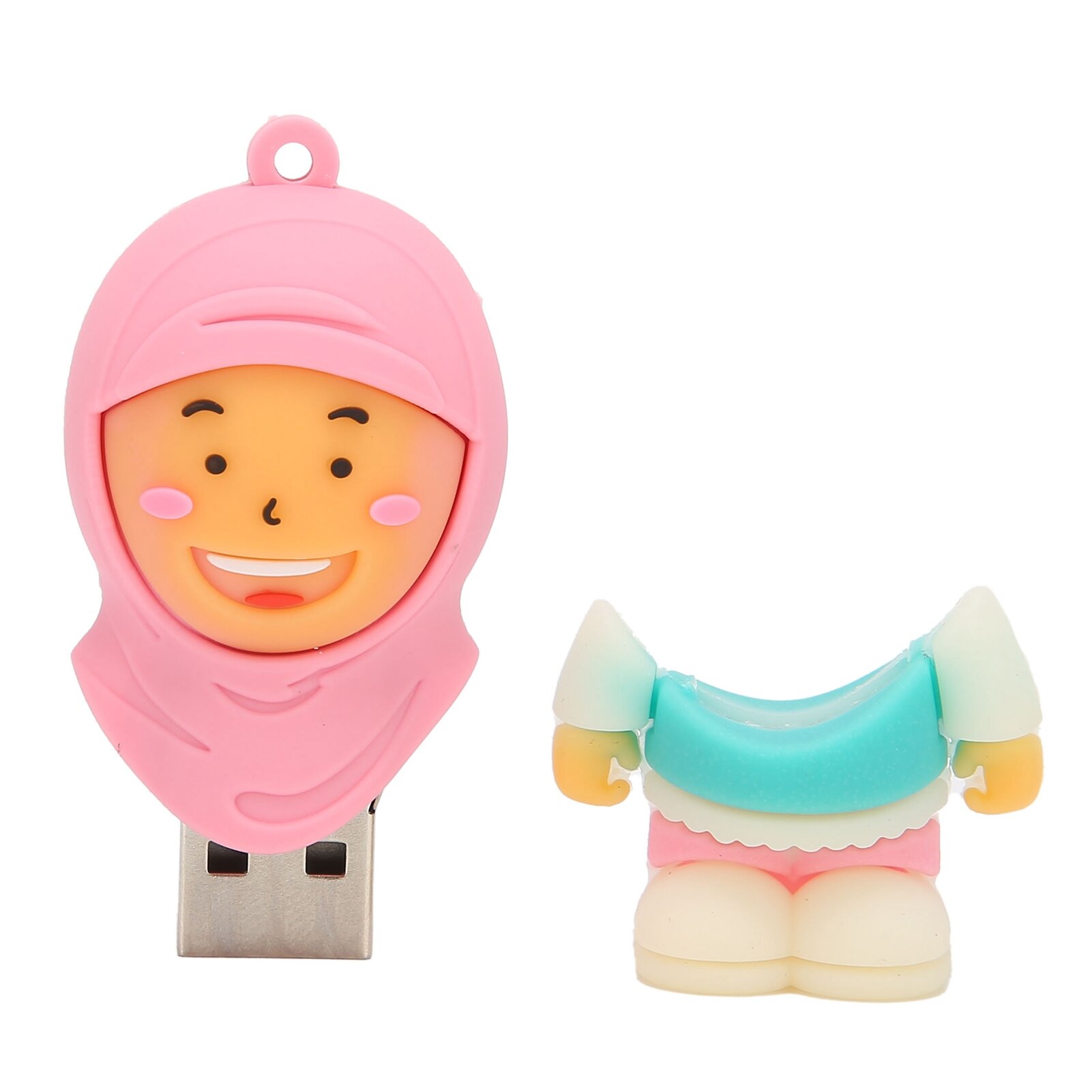 Usb флешка 128 гб с быстрой передачей данных, совместимая мультяшным дизайном, для хранения и обмена файлами