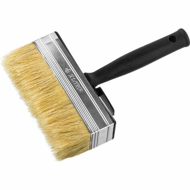 Кисть-макловица ЗУБР "оптима", светлая щетина, пластмассовый корпус, 40х140мм