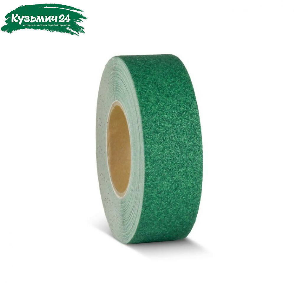 Лента самоклеящаяся Anti Slip Systems, 25 мм, зеленый, на отрез от 1 метра