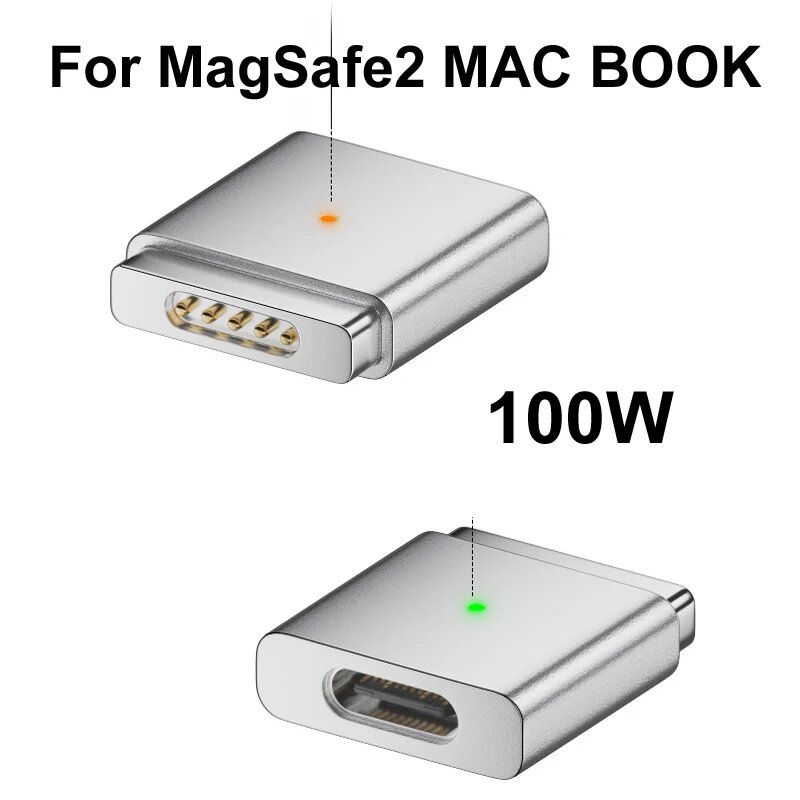 Адаптер USB Type-C в Magsafe 2 100Вт For Magsafe2