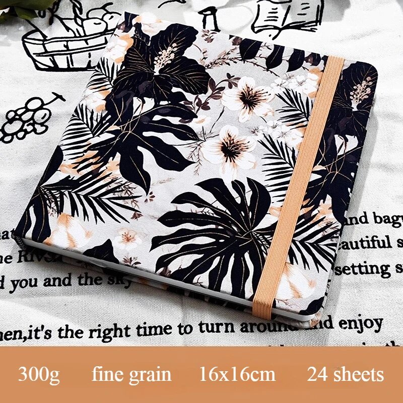 Книга акварели POTENTATE 300г 12x12 см 06-16cm