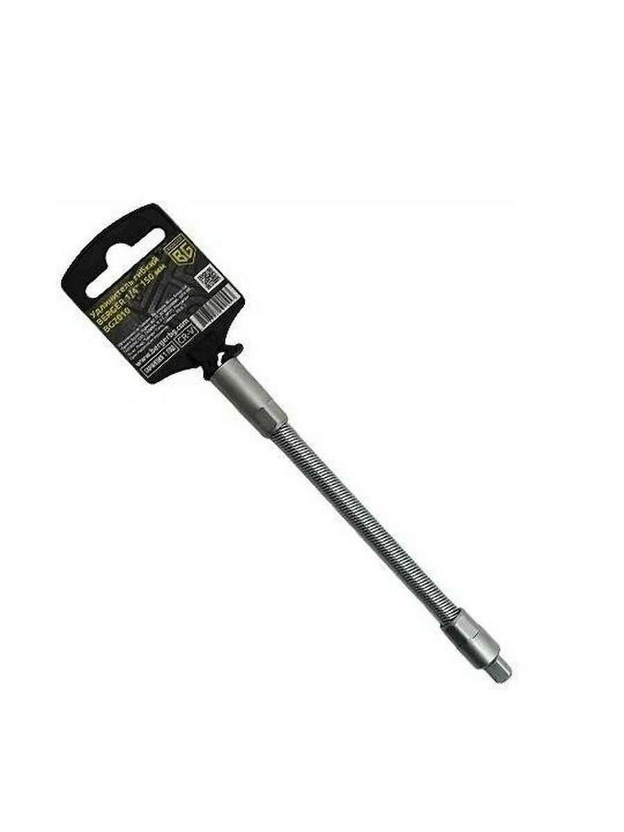 Удлинитель BERGER BG2010 гибкий для торцевой головки 1/4", 150 мм