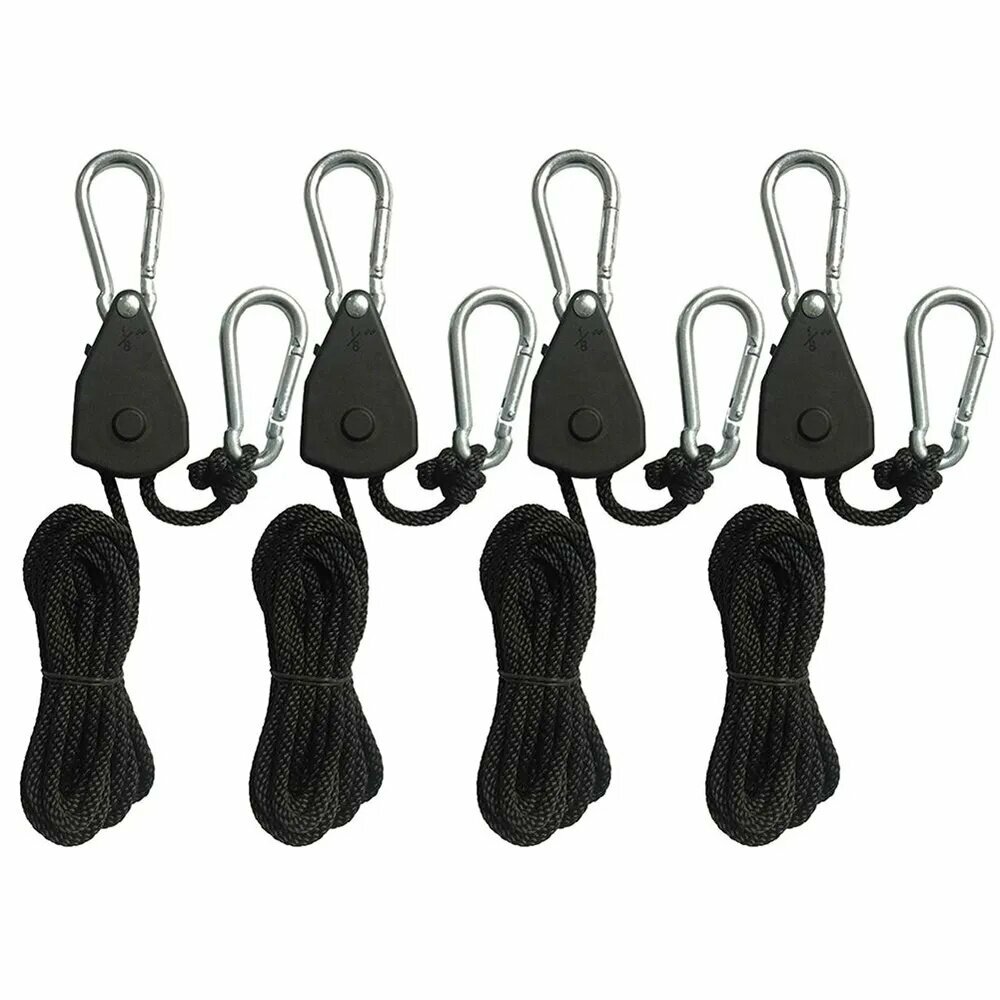 Открытый Шкив Регулировка Палатка Крепление 4 Шт.