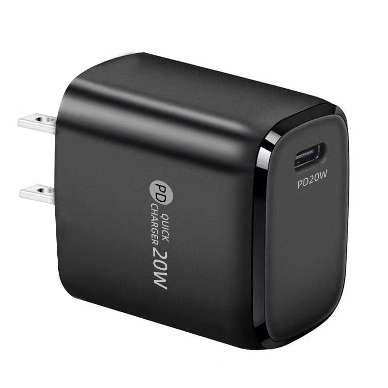 Трансграничное зарядное устройство для быстрой зарядки PD20W для мобильного телефона Apple, вилка для зарядки, плоская