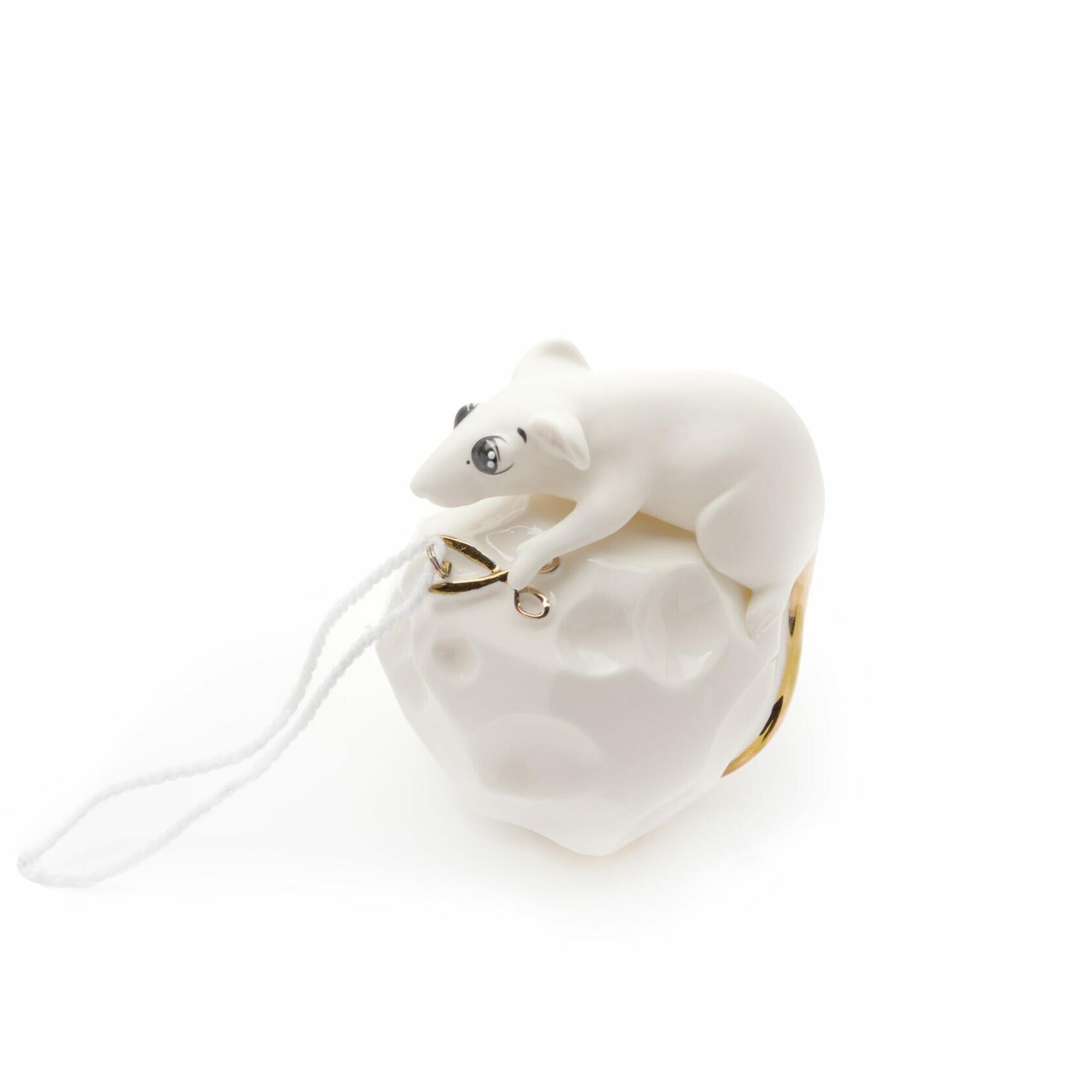 Елочная игрушка Res Objects "За секунду до", фарфор