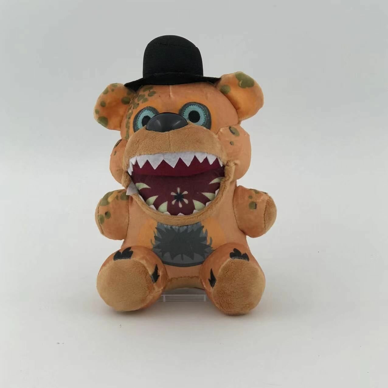 Мягкая игрушка аниматроник "Лефти" FNAF, текстиль, до 18 лет, цвет Twisted Freddy, высота 17 см
