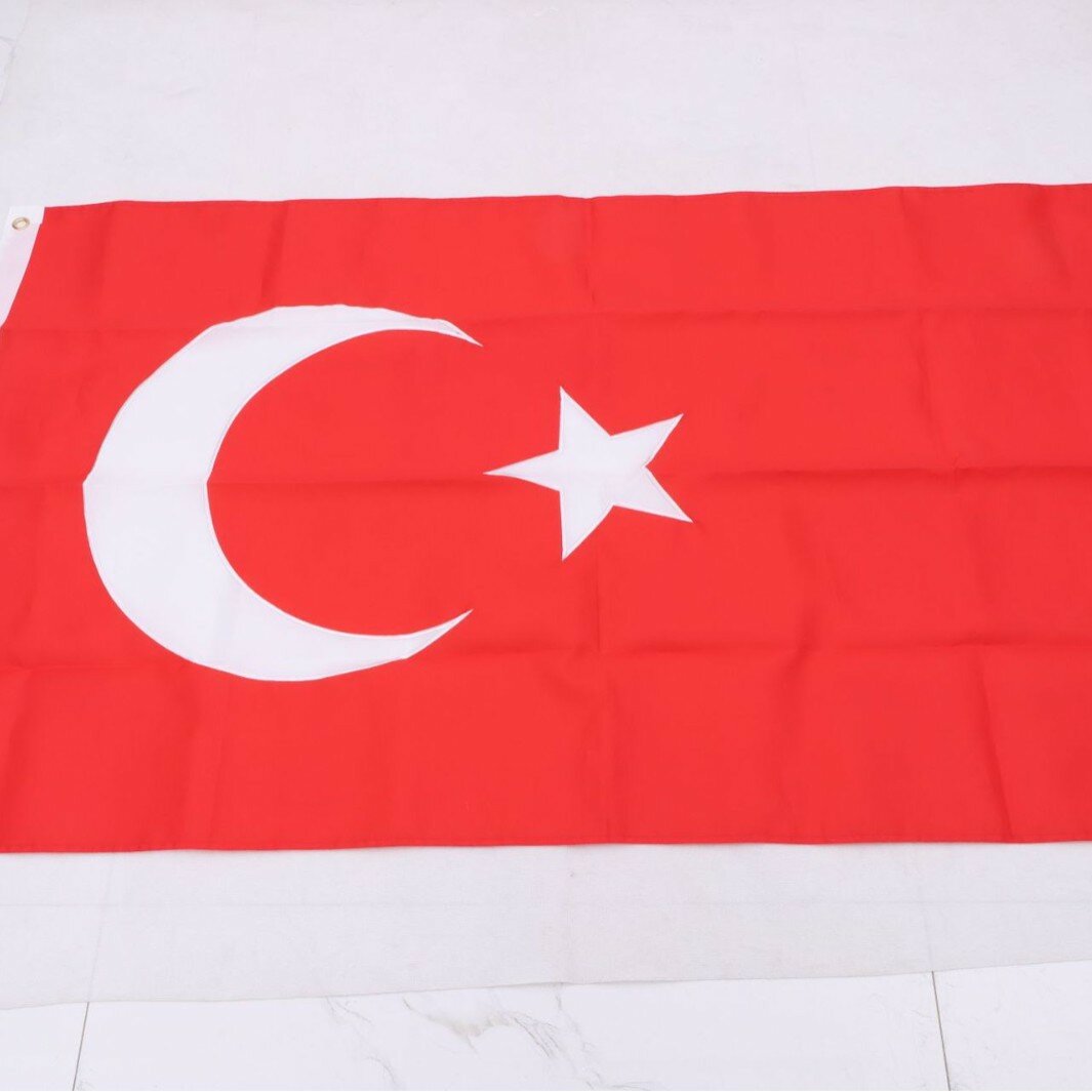 Флаг Мексики с вышивкой 3*5FT, 210D оксфордская ткань, квадратный, водонепроницаемый, с флагштоком