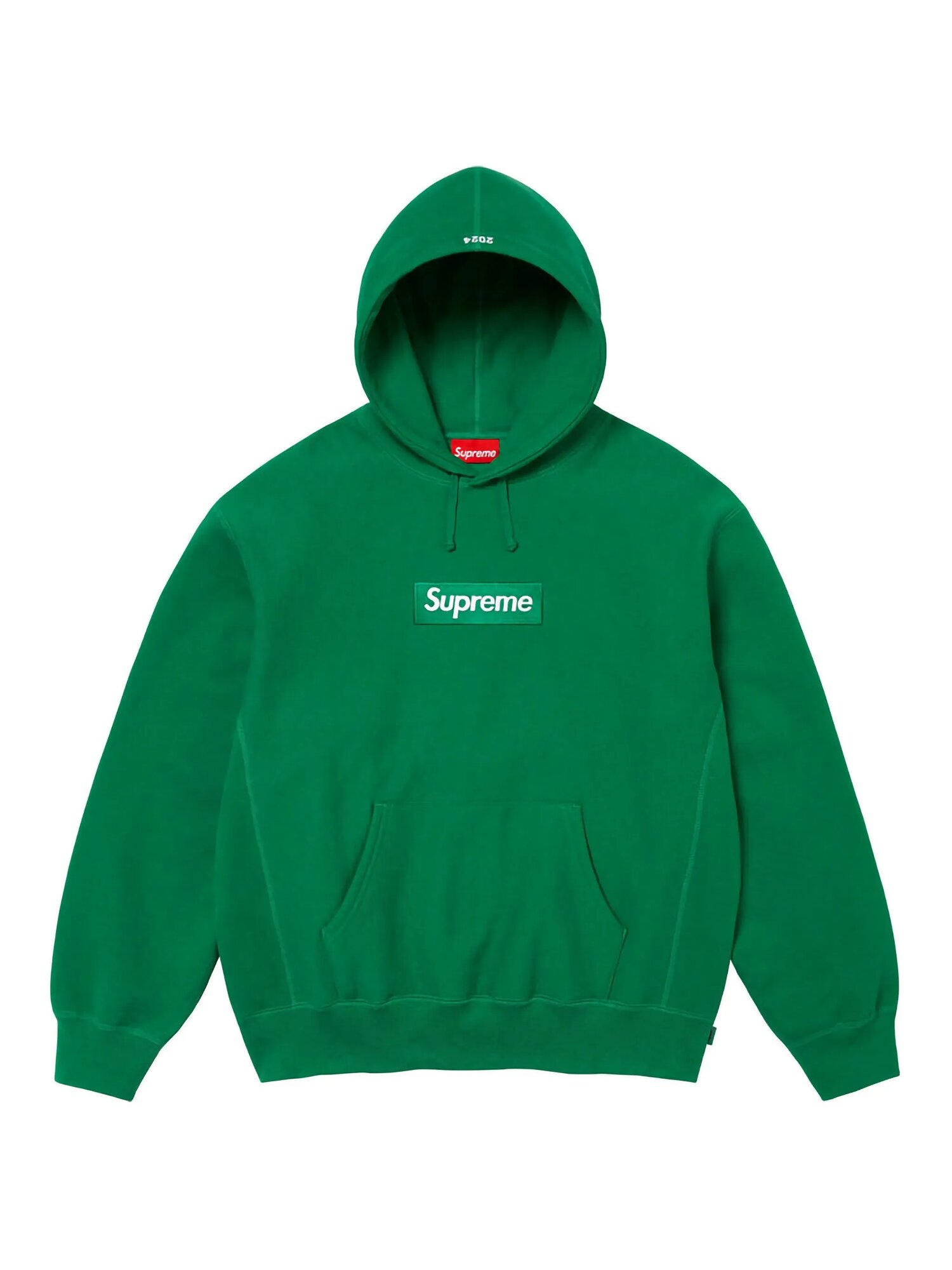 Худи Supreme Box Logo, размер XL, , зеленый — фото 1
