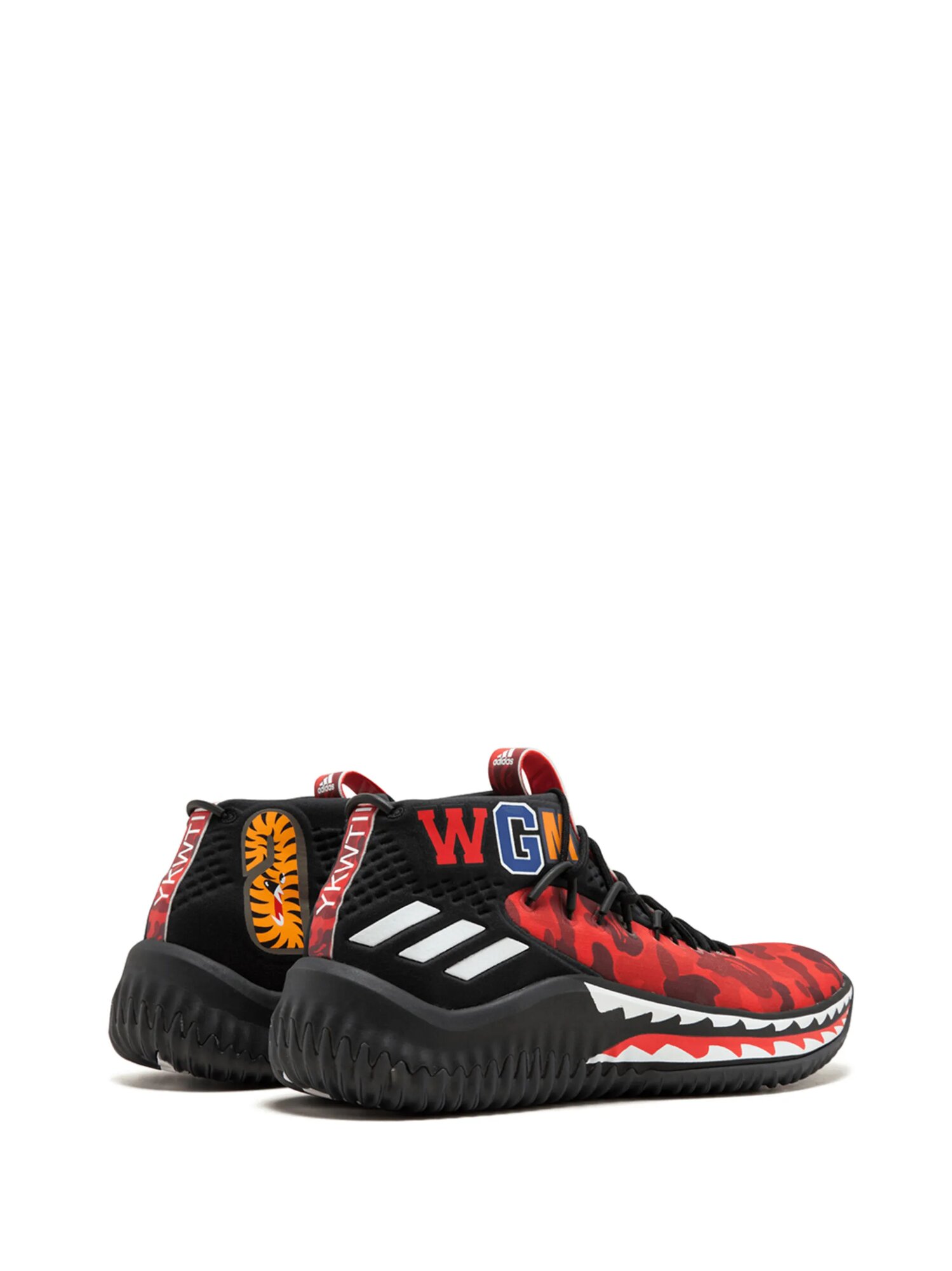 Кроссовки adidas x A BATHING APE Dame4, размер 5 US, красный — фото 1