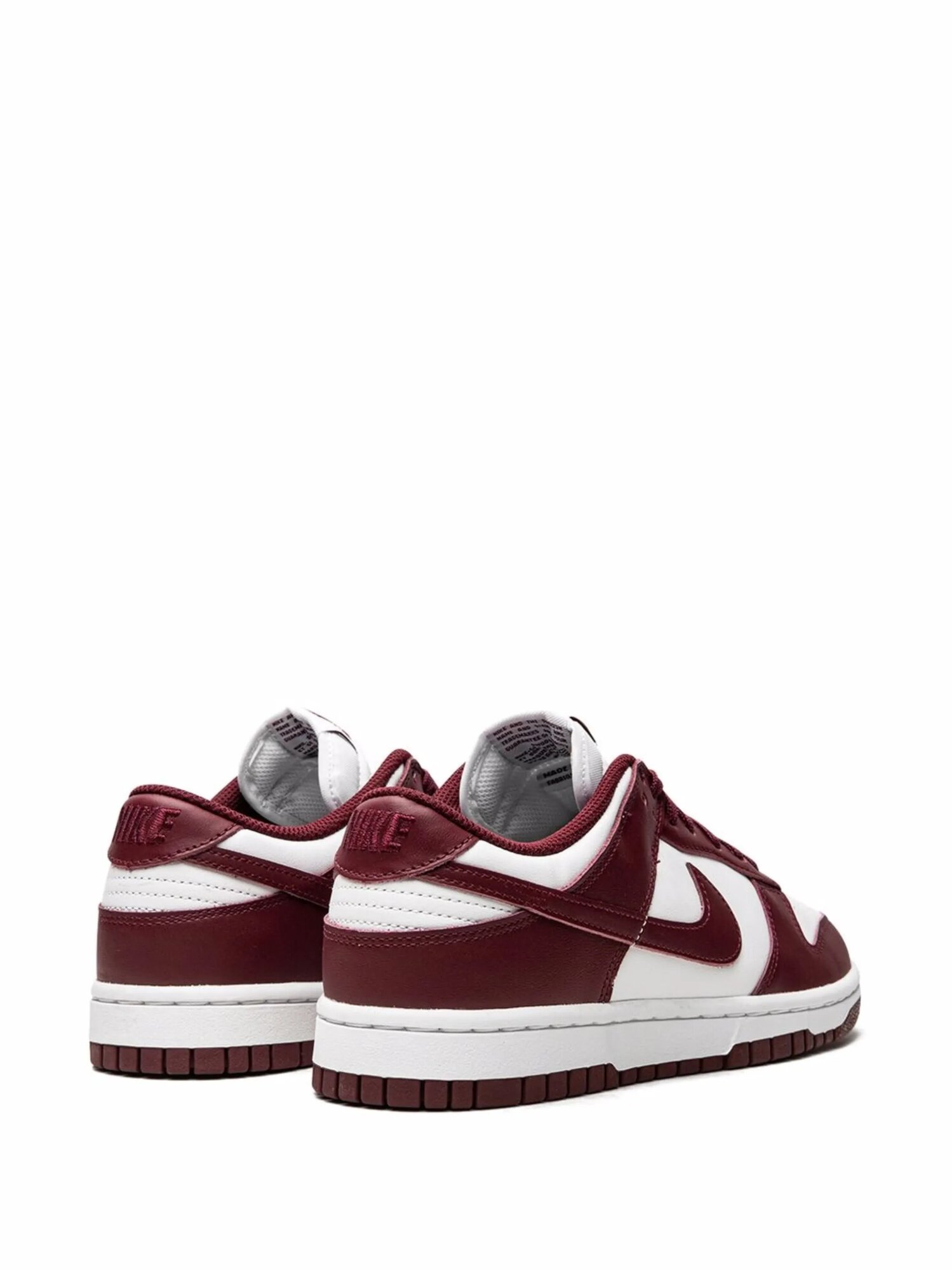 Кроссовки NIKE Dunk Low, размер 11 US, белый/красный — фото 1