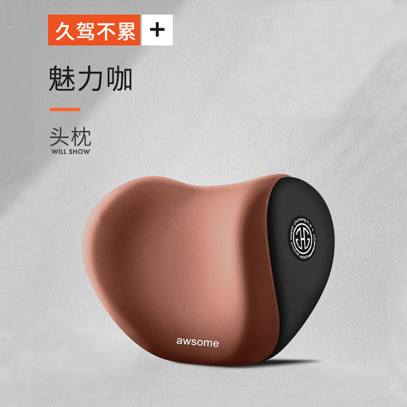 ⭐Чехол для подушки подголовника автомобиля, подушка для шеи, подушка для сиденья, поясничная поддержка, автомобильная подушка из пены с эффектом памяти, поддержка спинки автомобиля⭐