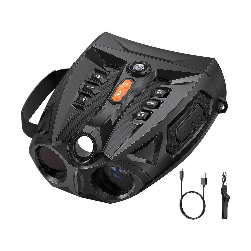 Бинокль ночного видения 4K с 4-дюймовым IPS-экраном для просмотра с высоким разрешением в темных условиях Очки ночного видения