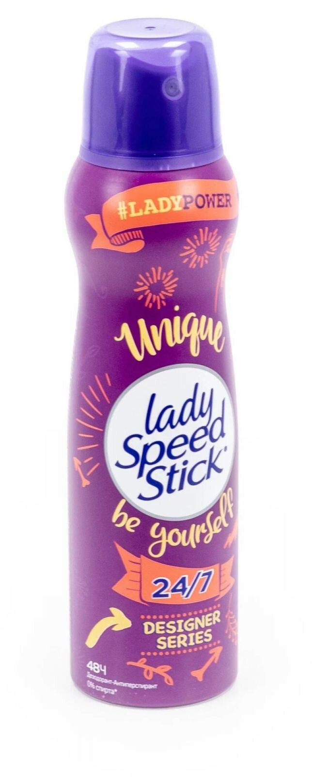 Дезодорант-спрей LADY SPEED STICK Unique, 48 часов, 150 мл