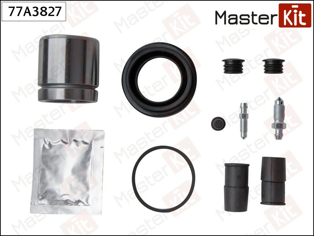 Ремкомплект суппорта тормозного MASTER KIT 77A3827 Ford Fiesta IV Ja , Jb 1995 - 2002, Mazda 121 III Jasm, Jbsm 1996 - 2003 с поршнем