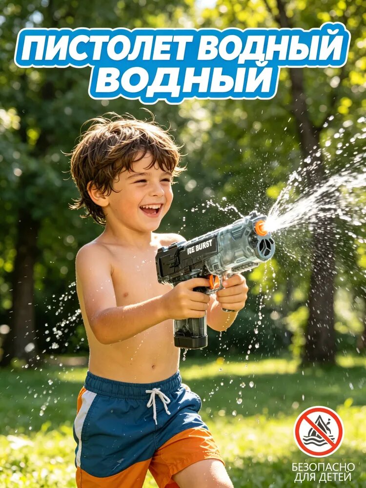 Водный пистолет. Водное оружие.